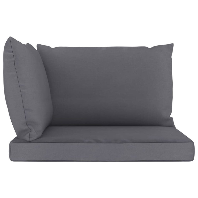 Pallet Cushions 3 pcs Anthracite Oxford Fabric